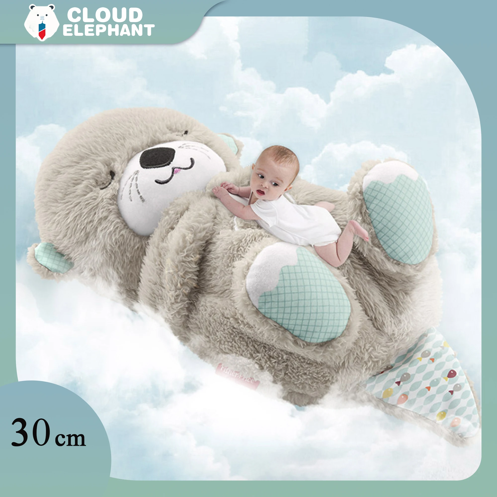 Kids-Sleeping-Companion-Plush-Toy-30cm-Breathing-Otter-Dolls-Soothing ...