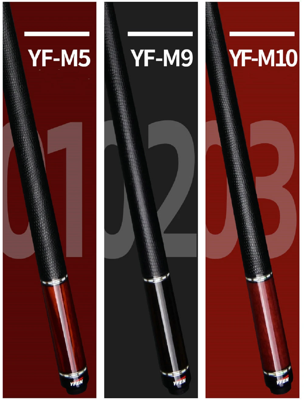 YFEN 58" Top Technology Innovation Carbon Fiber Energy Billiard Pool ...