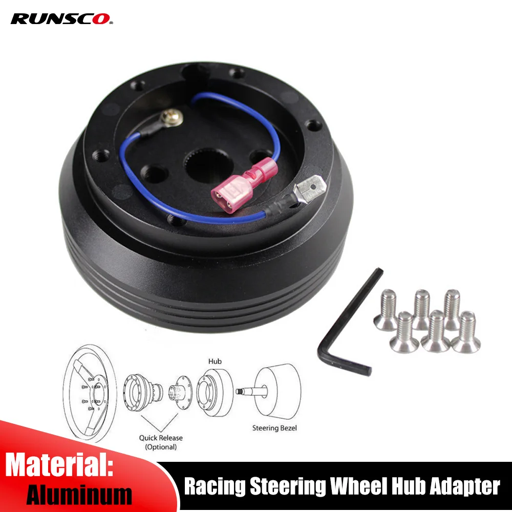 Aluminum Steering Wheel Hub Adapter Boss Kit for Nissan Honda Toyota ...