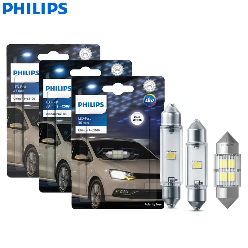 Philips-luces-LED-Ultinon-Pro3100-C5W-Fest-para-Interior-de-coche-l ...