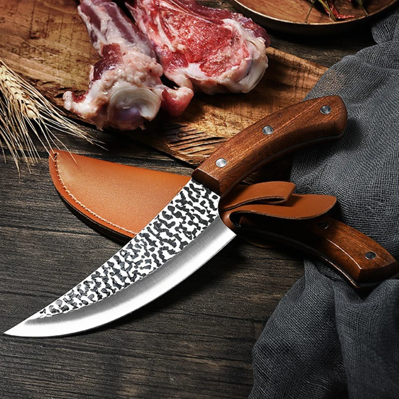 Meat-Cleaver-Fishing-Knife-Handmade-Forged-Chef-Knives-Stainless-Steel ...