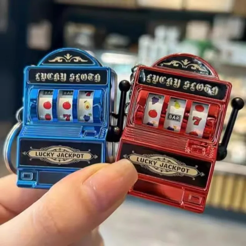 Mini-kumar-Slot-makinesi-anahtar-zincirleri-yarat-c-Arcade-cep-meyve ...