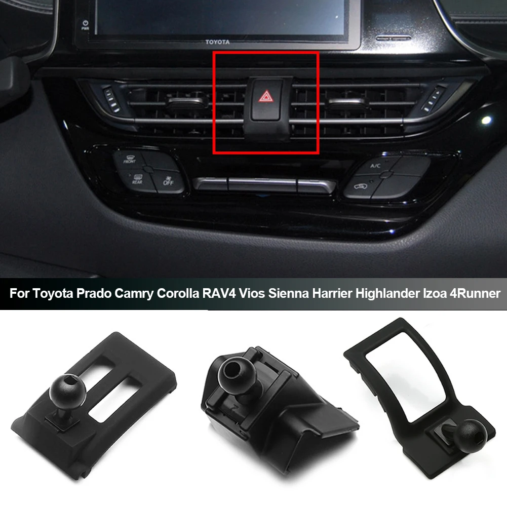 Car Phone Holder Stand Mount Bracket Fixed Base for Toyota Prado Camry ...