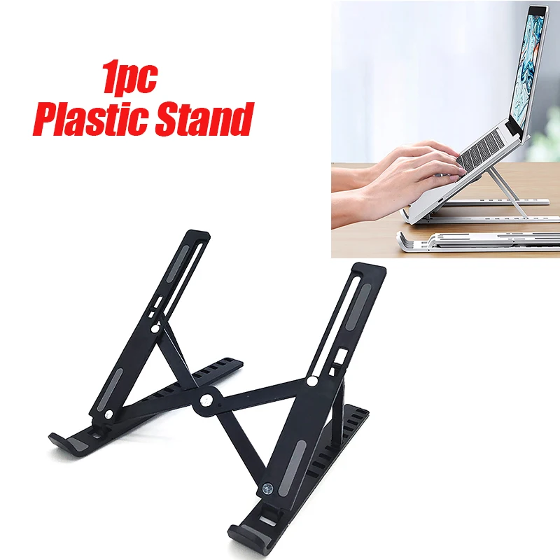 Universal Laptop Plastic Stand Adjustable Notebook Holder For Non-slip ...