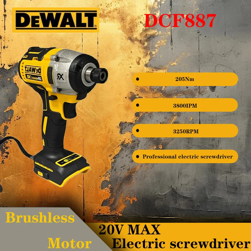 DEWALT-DCF887-20V-Lithium-ion-Electric-Cordless-Screwdriver-Brushless ...