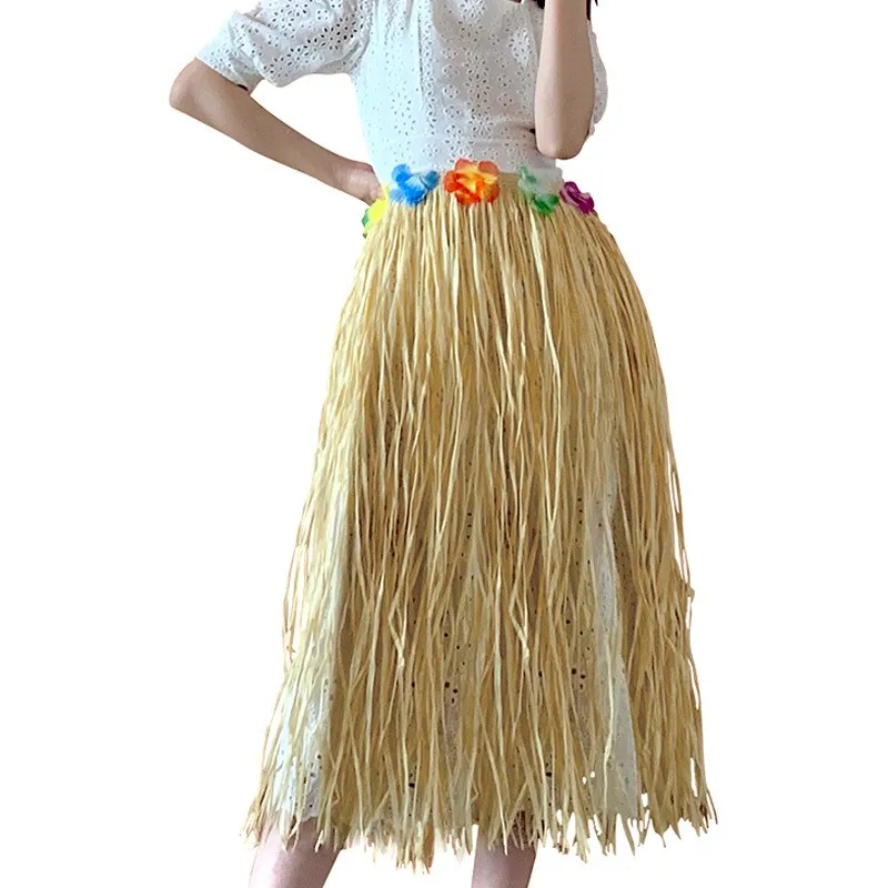 Hawaiian-Raffia-Skirt-Simulation-Straw-Skirt-Stage-Performance-Costume ...