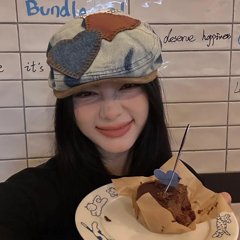 Denim-Newsboy-Cap-Women-s-Cowboy-Octagonal-Hats-Ladie-Caps-Retro-Gatsby ...