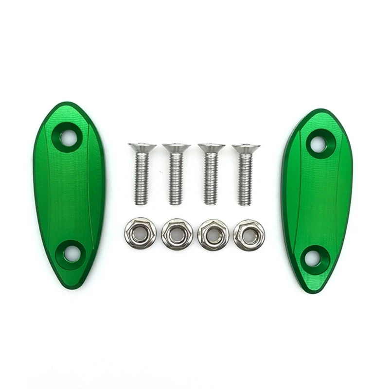 Side-Mirror-Block-Off-Base-Plates-for-ZX25R-ZX6R-Motorcycles-Rearview ...