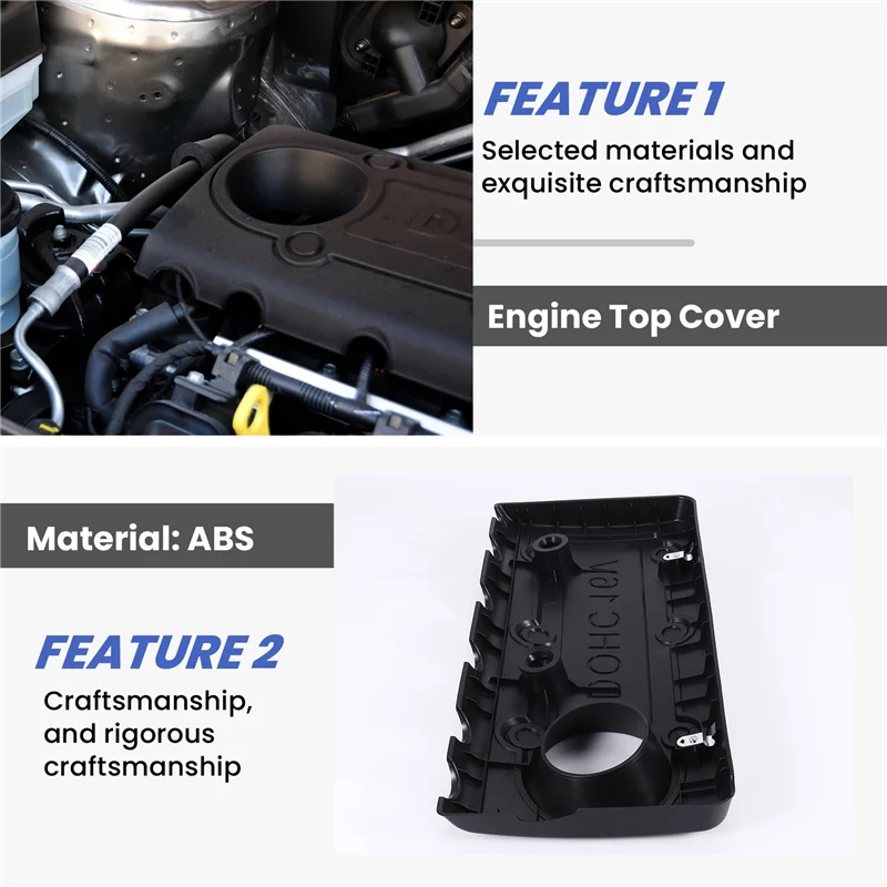 Car Engine Top Cover Engine Cover For Hyundai IX35 Tucson Sonata KIA ...
