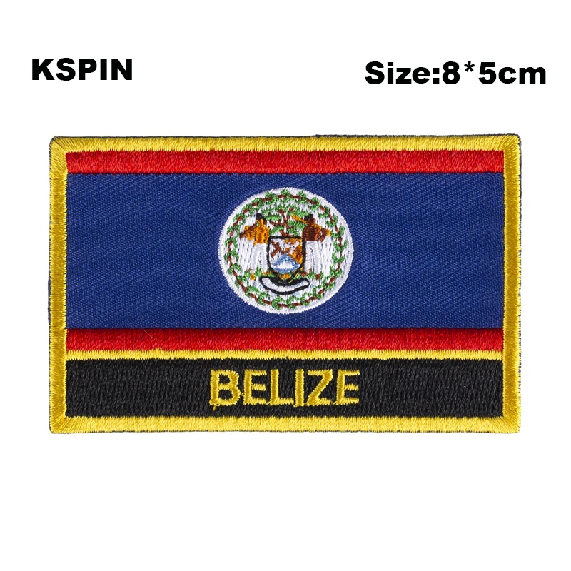 Belize-Flag-Embroidery-Patches-Iron-on-Saw-on-Transfer-patches-Sewing-Applications-for-Clothes ...
