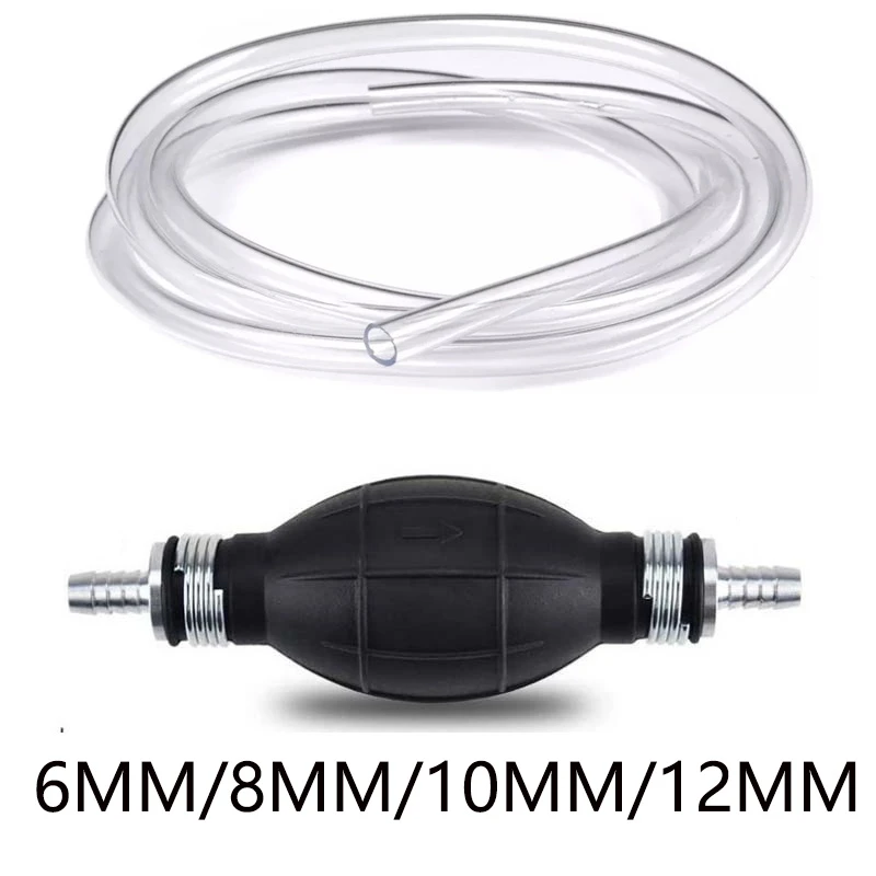 Hand Fuel Pump Line Rubber Aluminum Hand Primer Bulb Diesel Oil ...