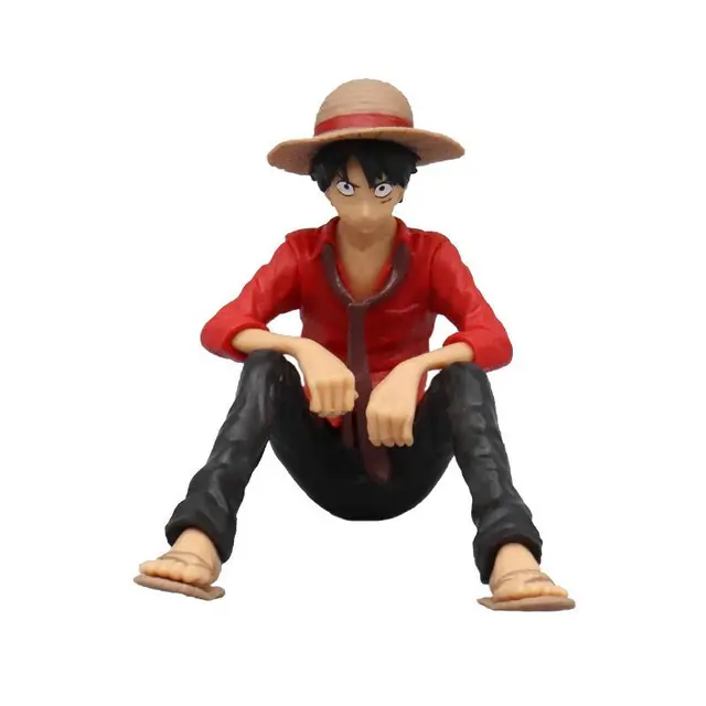 12cm One Piece Luffy Anime Figure Boa Hancock Sitting Sofa Action ...
