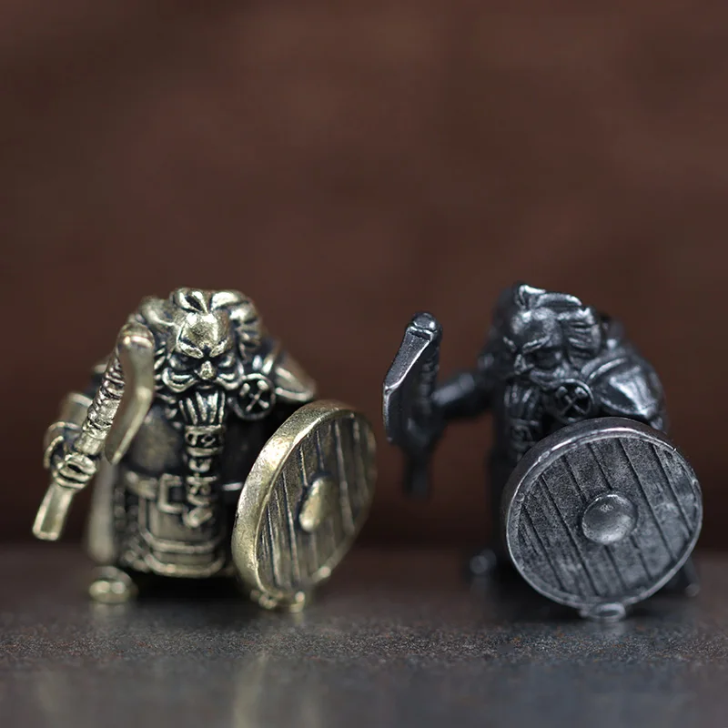 Dwarf Warrior Brass Knife Beads EDC DIY Paracord Woven Bracelets ...