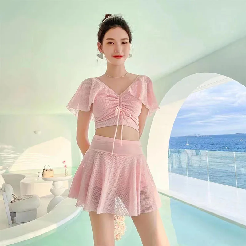 Bikini De Estilo Coreano Japon S Para Mujer Traje De Ba O Sexy De Dos
