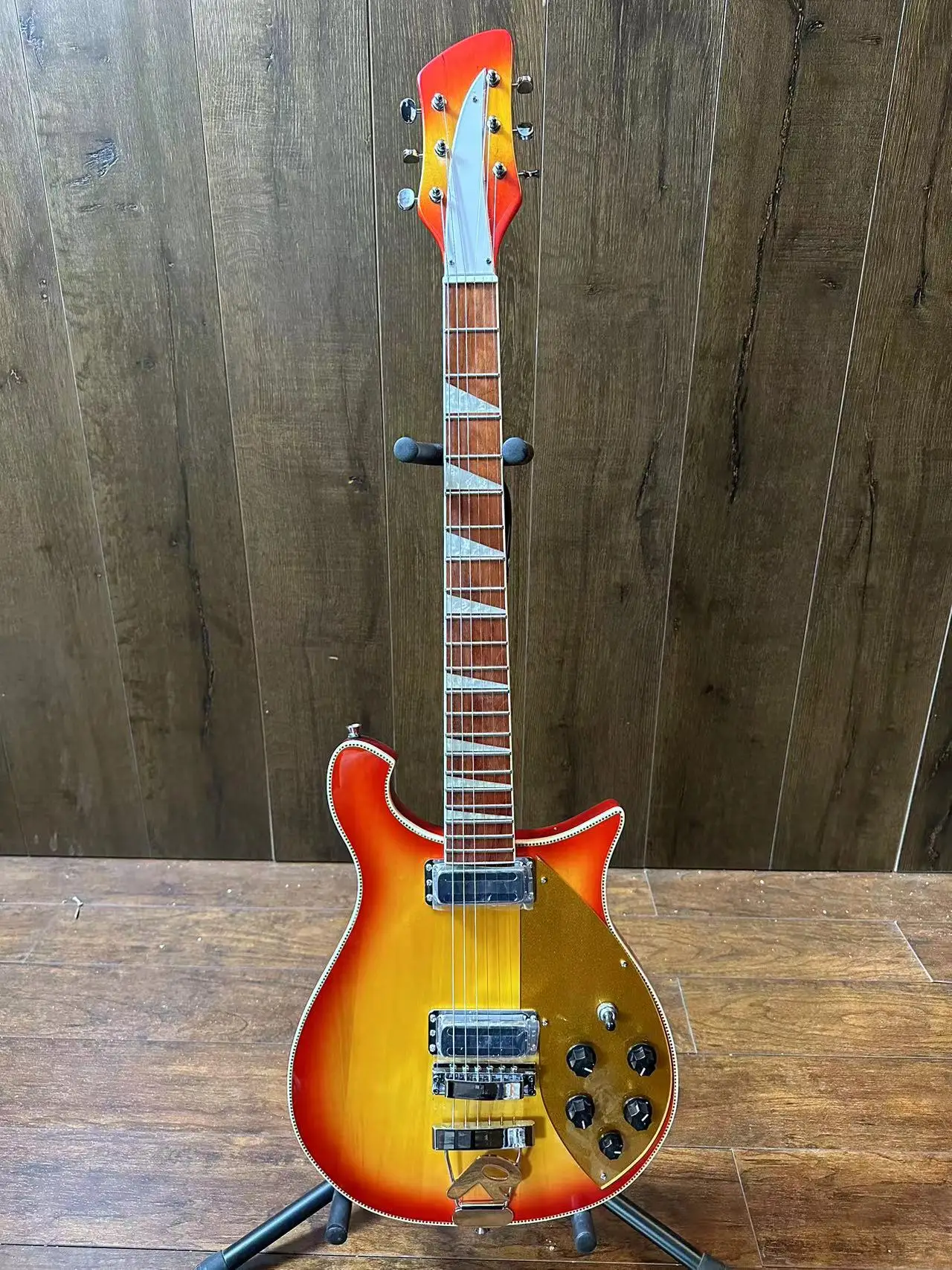 Ric Model 330 Electric Guitar Cherry Sunburst 21 Frets Semi Hollow Body ...