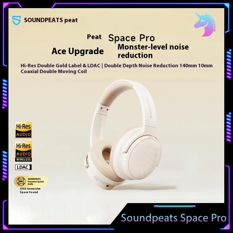 Soundpeats-Space-Pro-Headphone-Hifi-Wireless-Bluetooth-Headphoens ...