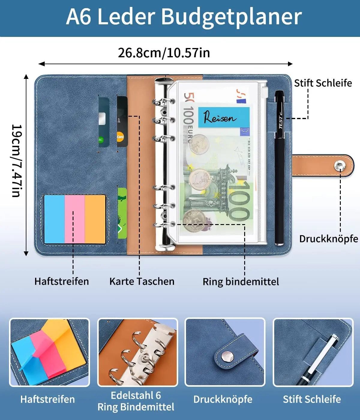Zippered Planners Organizers
