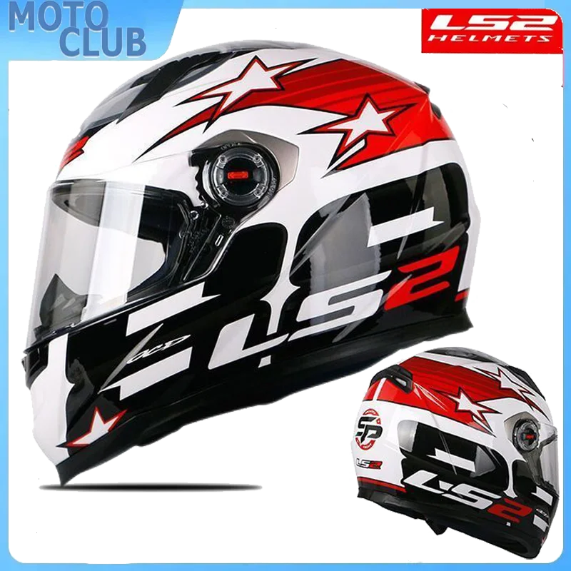 Ls2 Full Face Helmet Motorcycle Helmet Motocross Anti-fog Cascos Para ...