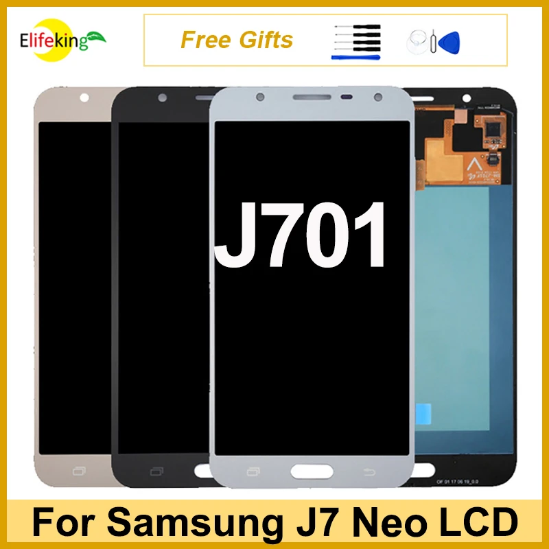 For Samsung Galaxy J7 Neo J701 J701F LCD Display Touch Screen J7 Nxt J7 Core J701M Digitizer ...