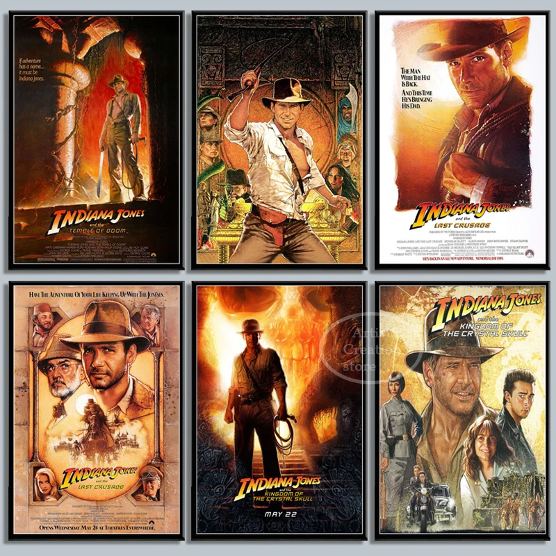 Indiana Jones Trilogy Poster