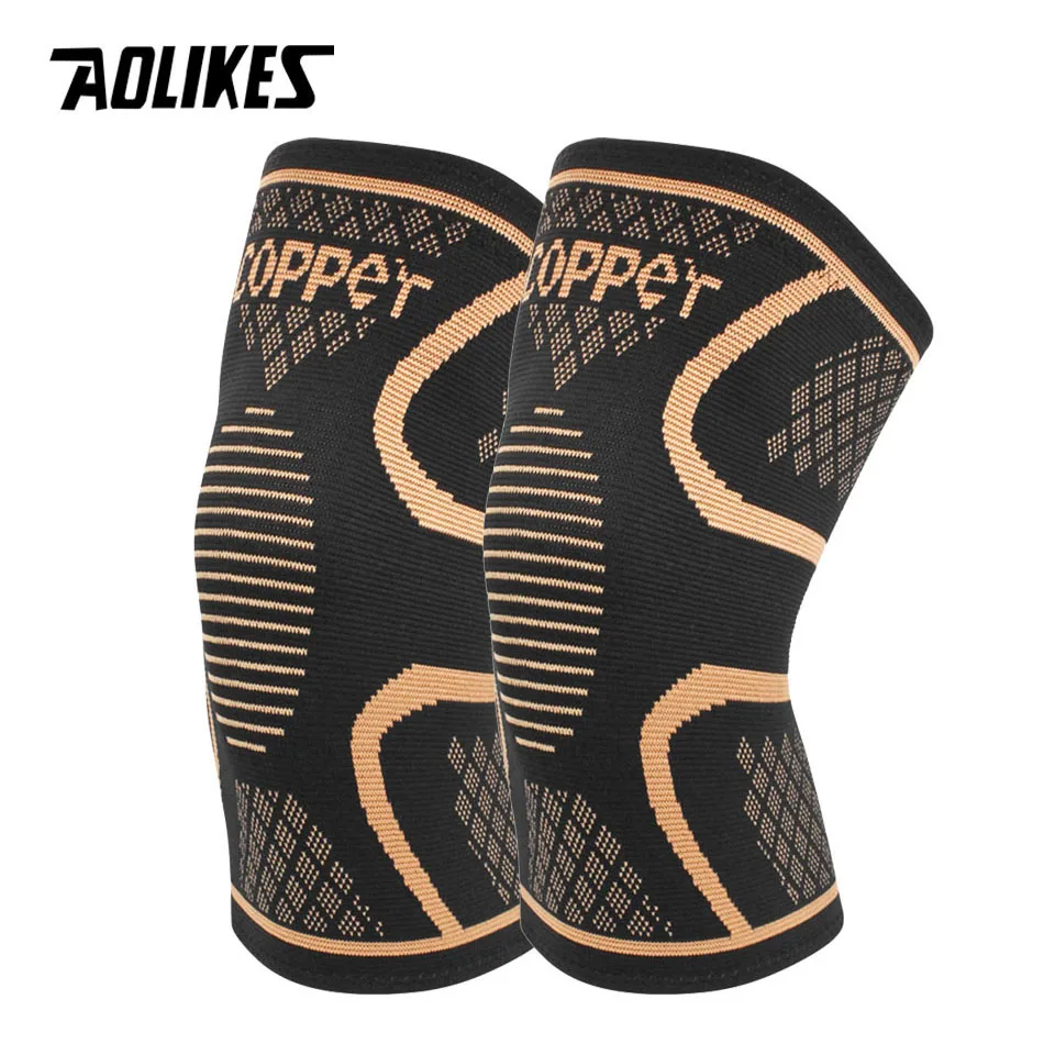AOLIKES-1-Pair-Copper-Knee-Braces-for-Knee-Pain-Knee-Compression-Sleeve ...