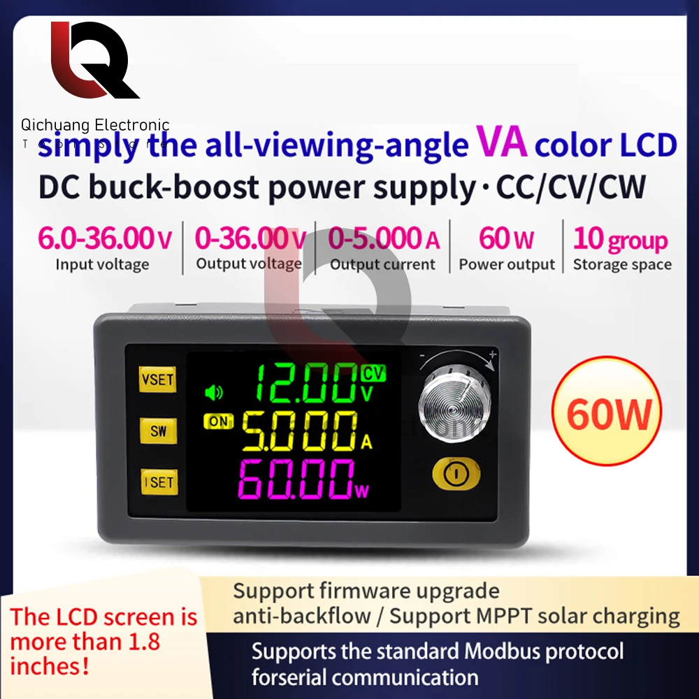 SK60-CNC-Adjustable-DC-Voltage-Regulator-DC-6V-36V-to-0-36V-5A-60W-CV ...