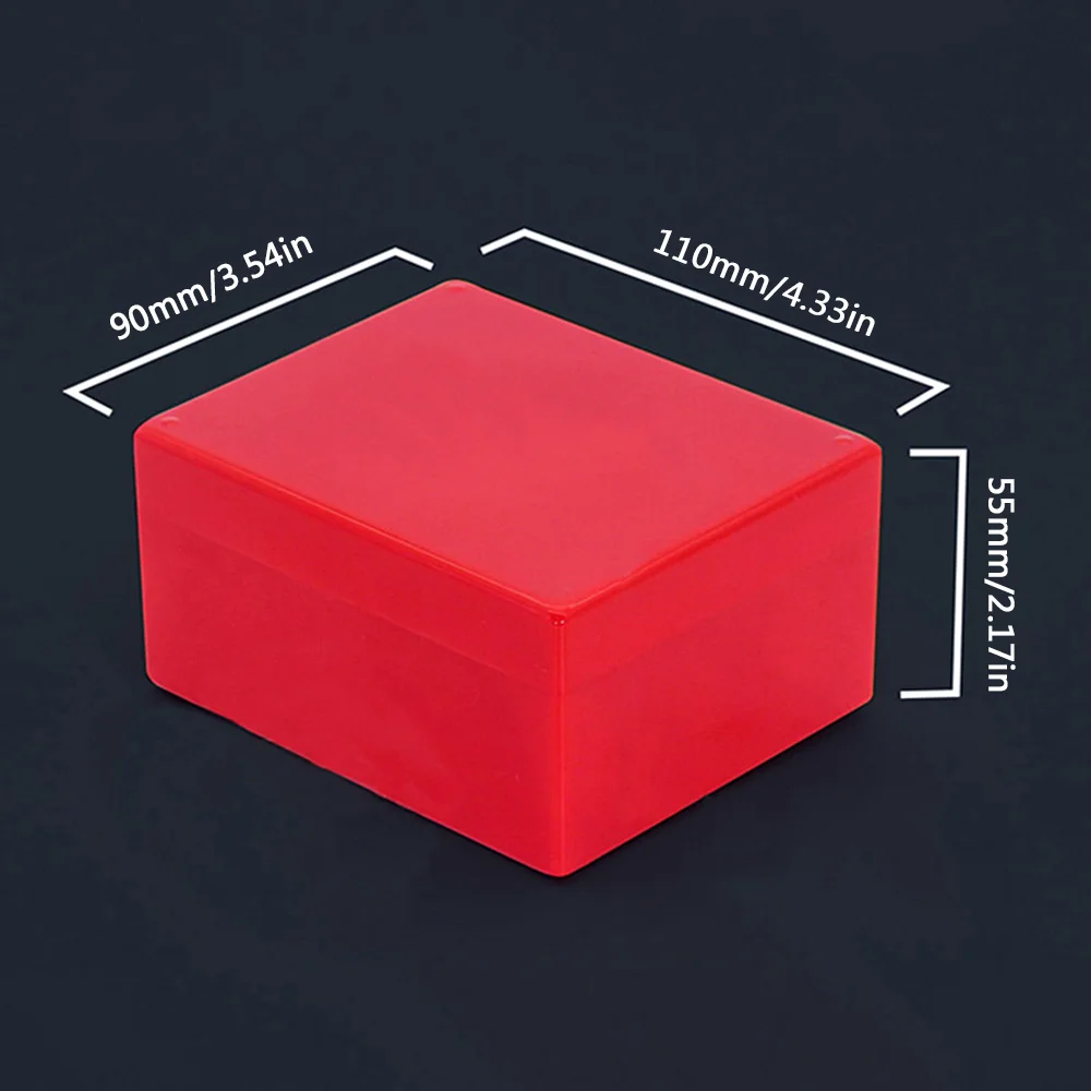 1-Pcs-Rectangular-Red-Plastic-Collection-Box-With-Dividers-Could-Hold ...