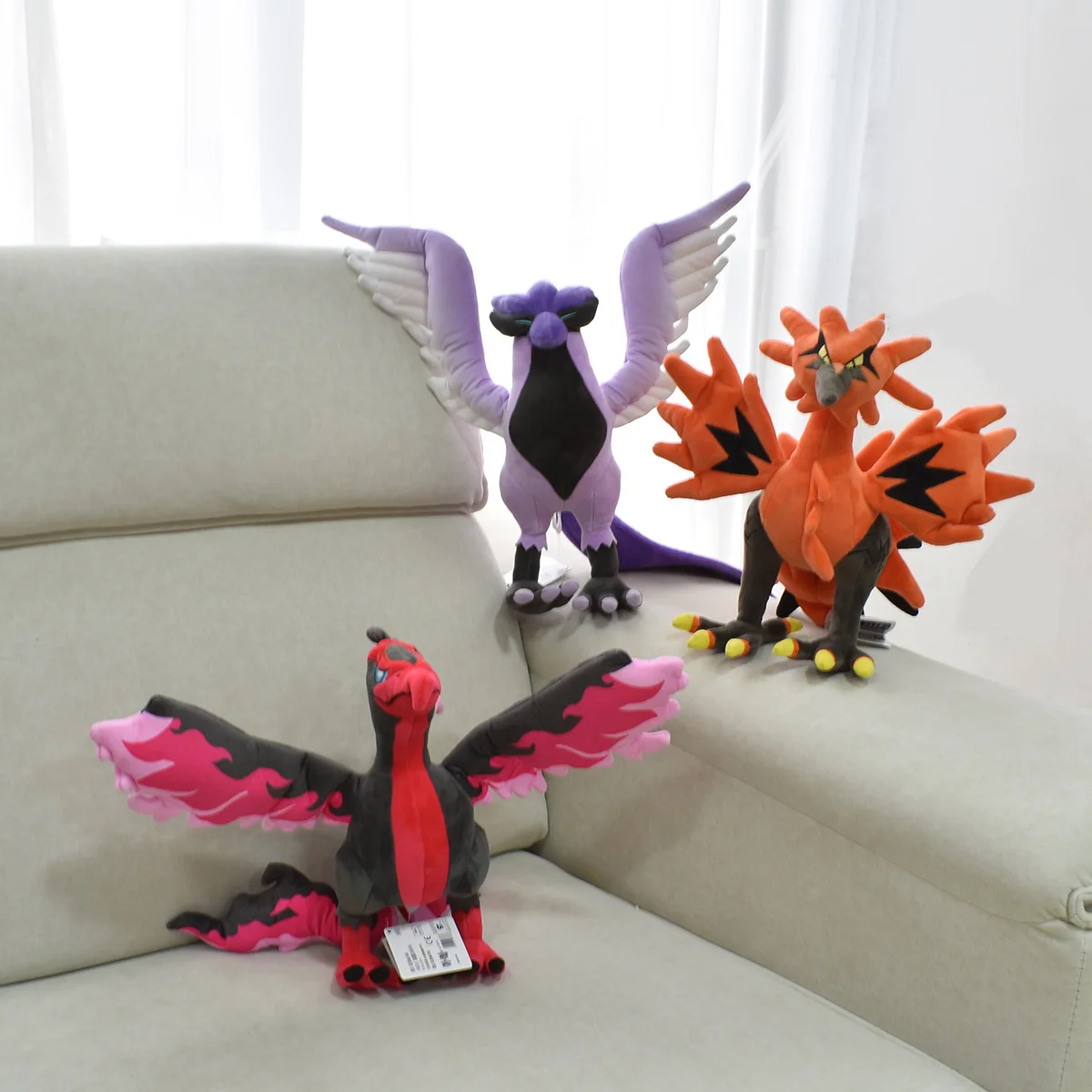 Pokemon-Galar-Region-Plush-Zapdos-Articuno-Moltres-Stuffed-Doll-Kawaii ...