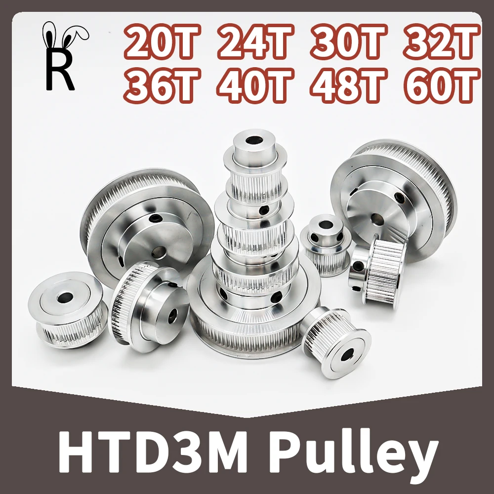 HTD3M-Pulley-3M-20T-24T-30T-32T-Timing-Pulley-3M-36T-40T-48T-60T ...