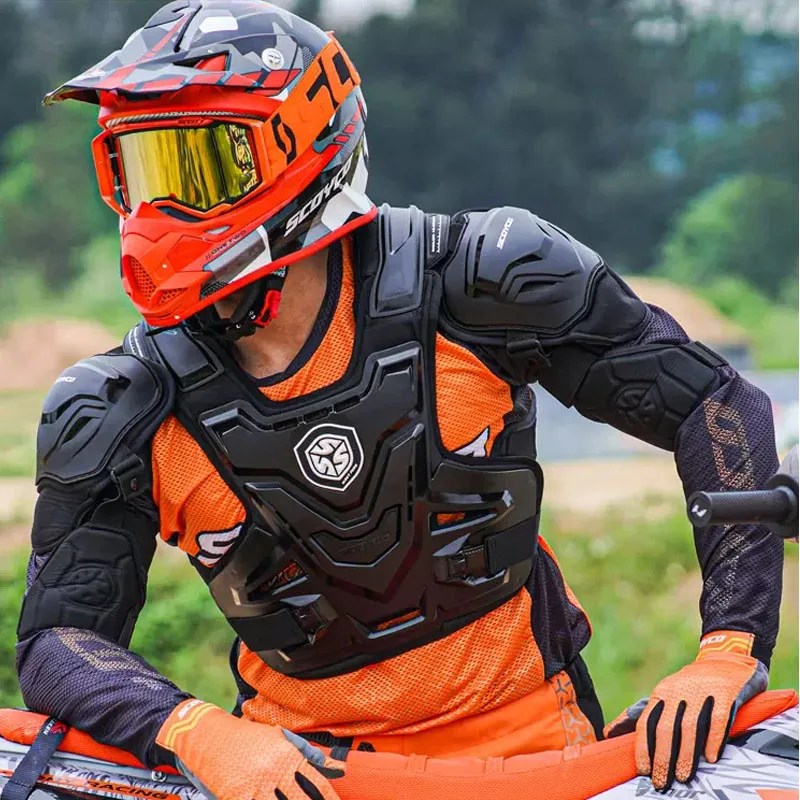 SCOYCO-Motorcycle-Armor-Vest-AM07-Motorbike-armors-Chest-Back-support ...