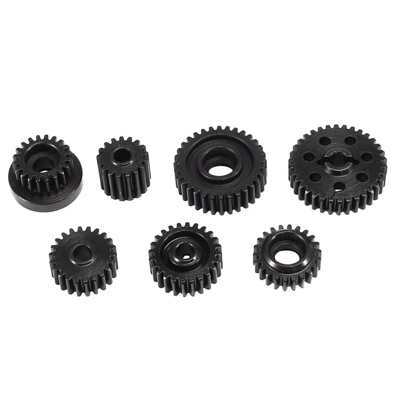 Metal-Steel-Gearbox-Gears-Set-For-Yikong-YK4082-YK4102-YK4103-Absima ...