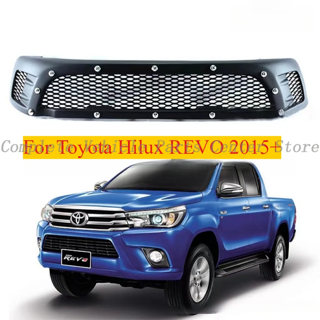 High Quality For Toyota Hilux REVO Grille Mesh Front Grill With Spikes ...
