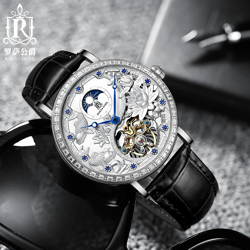 Skeleton-Mechanical-Watches-for-Men-Tourbillon-Moonphase-Automatic-Men ...