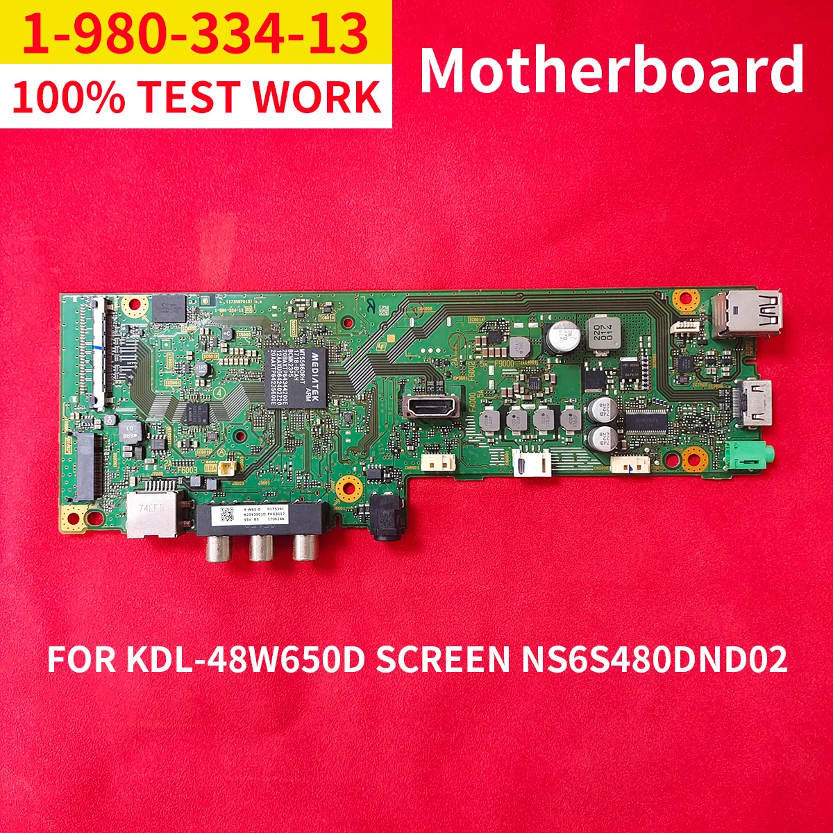 100% Test shipping for KDL-48W650D main board 1-980-334-11 1-980-334-12 ...