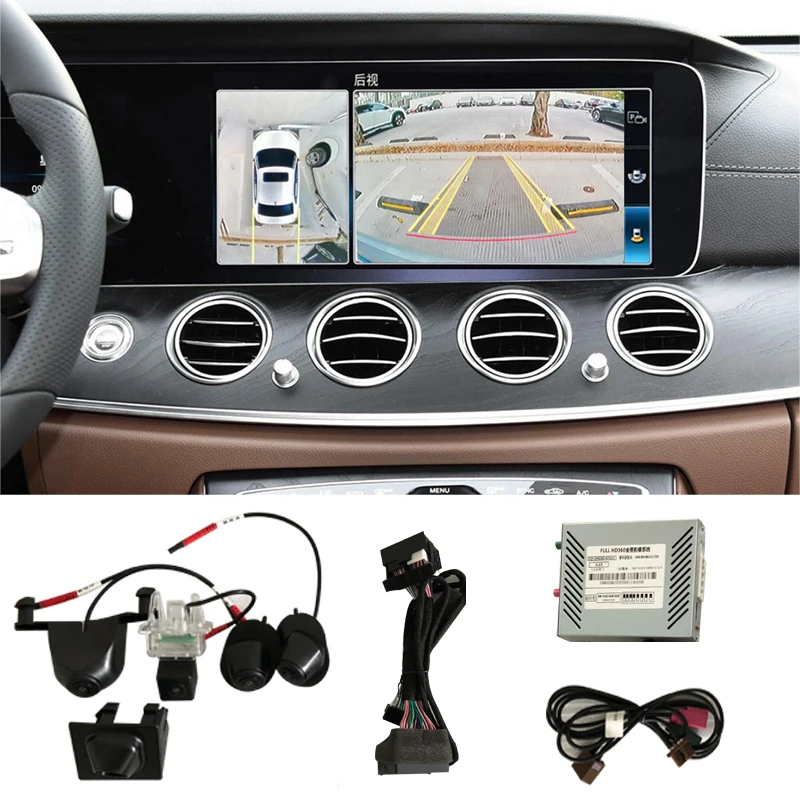 Birds-Eye-Car-Camera-HD-3D-360-Car-Surround-View-System-4-Camera-DVR-HD ...