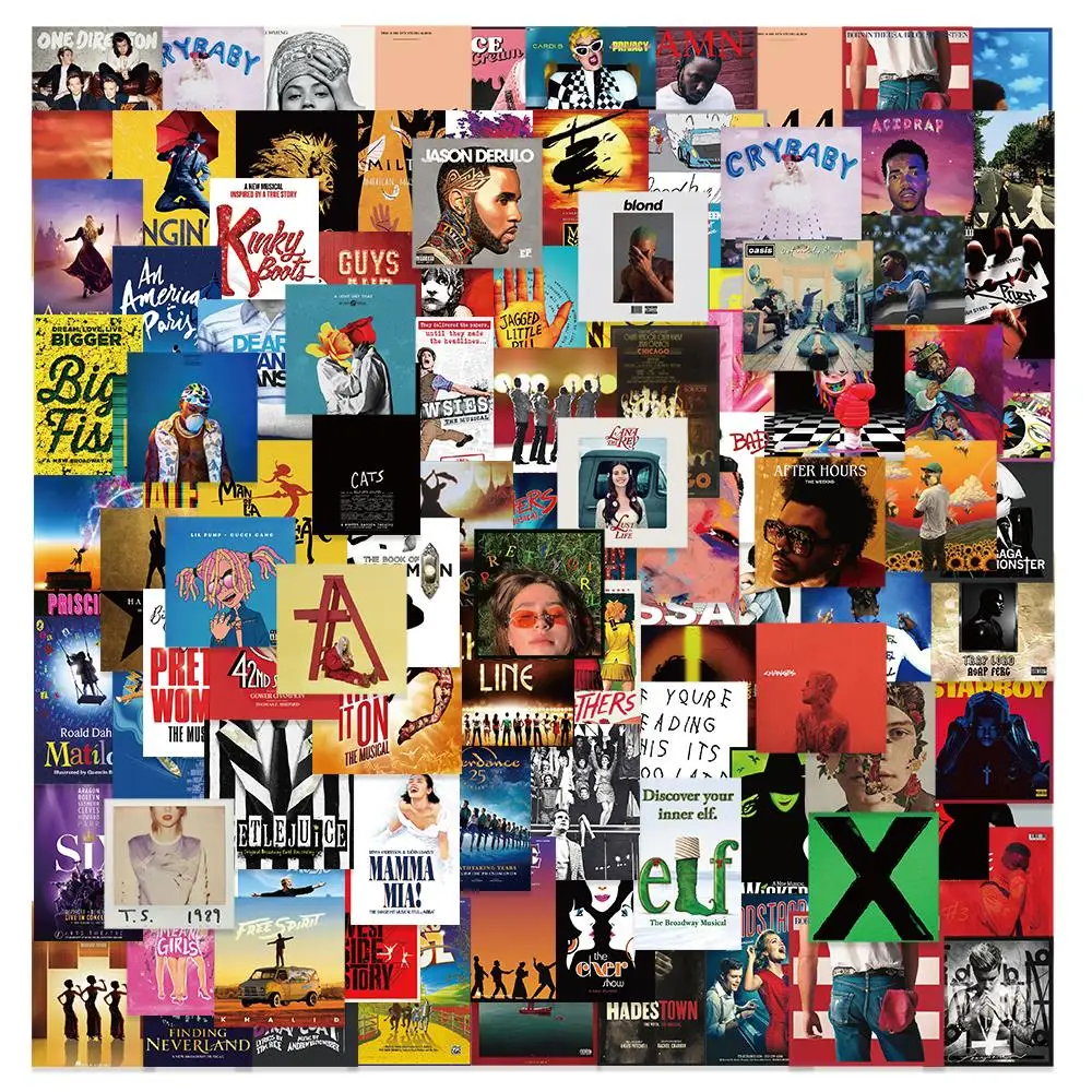 10-55-107pcs-Singer-Star-Music-Album-Stickers-Waterproof-Decals-for ...