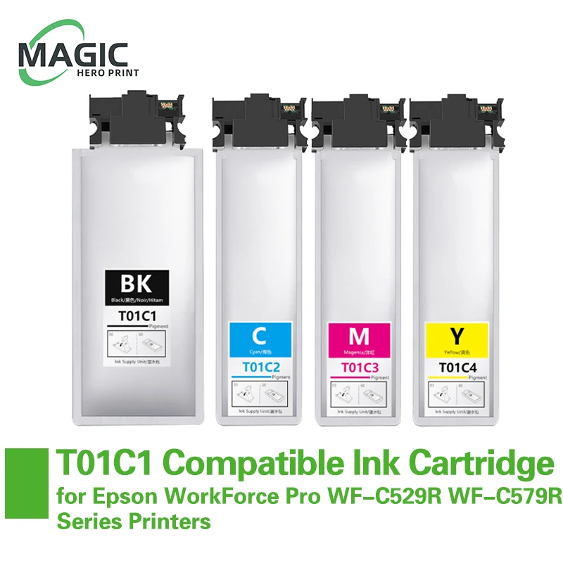 NEW-4Color-T01C1-T01C2-T01C3-T01C4-Compatible-Ink-Bag-Cartridge-For ...