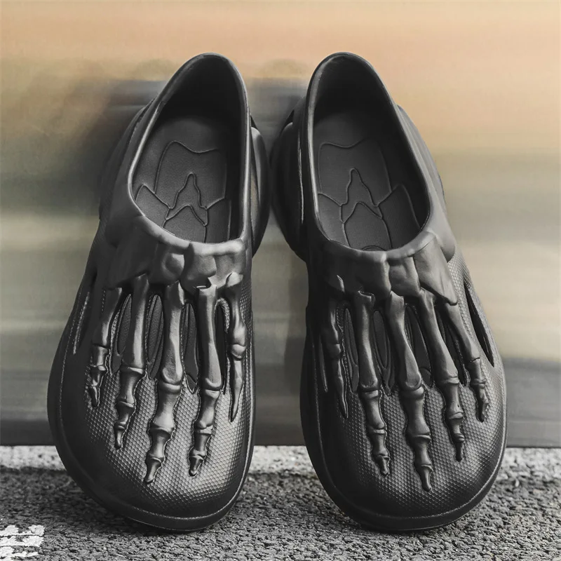 Shoes-for-Men-Fashion-Sandals-Trendy-and-Personalized-Skeleton-Claws ...