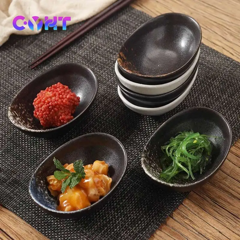 100ML-Ceramic-Dim-Sum-Dish-Japanese-Retro-Style-Snack-Bowl-Household ...