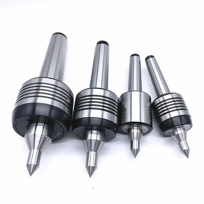 1pc MT1 MT2 MT3 MT4 Steel Lathe Live Center Taper Tool Triple Bearing ...