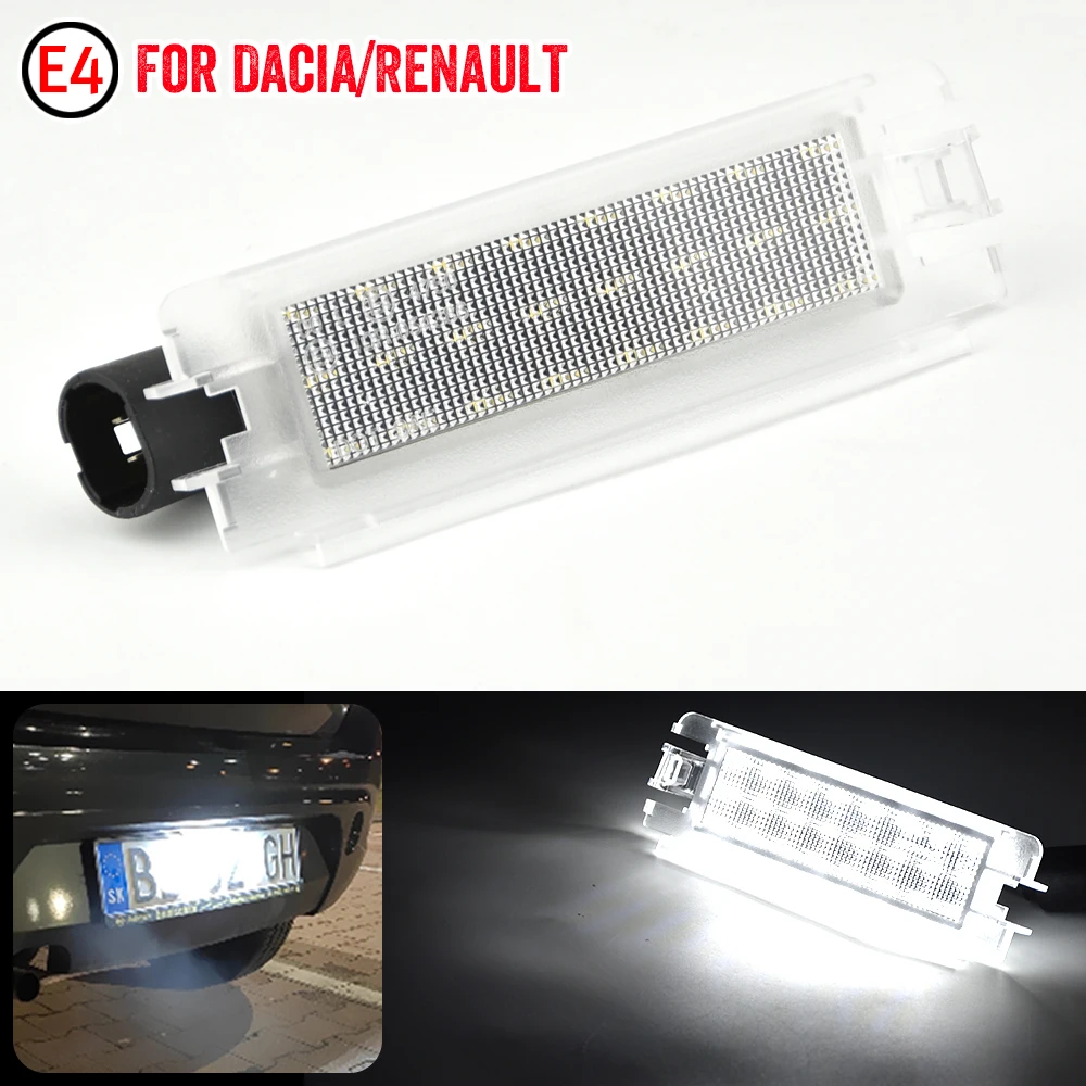 7700433414-LED-Number-Plate-Lamp-For-Dacia-Logan-I-2004-2012-Sandero-I ...