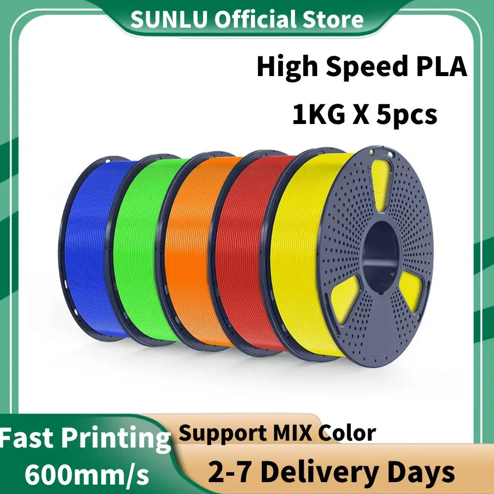SUNLU-High-speed-PLA-3D-Printer-Filament-5KG-1KG-A-Roll-1-75MM ...