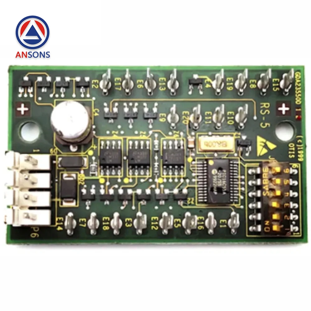GEA23550D1-GDA23550D1-GCA610WJ1-OTIS-Elevator-Address-PCB-RS5 ...