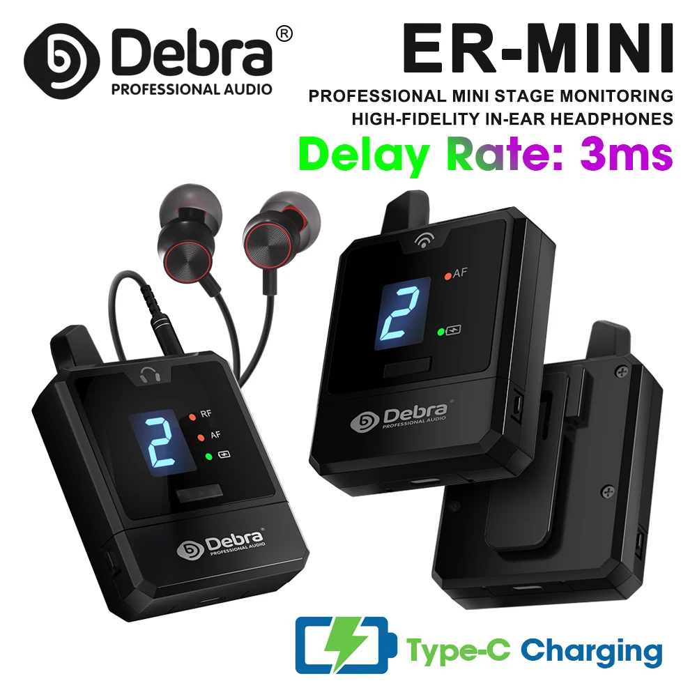 Debra-ER-MINI-Sistema-de-monitorizaci-n-intrauditiva-inal-mbrico-UHF ...