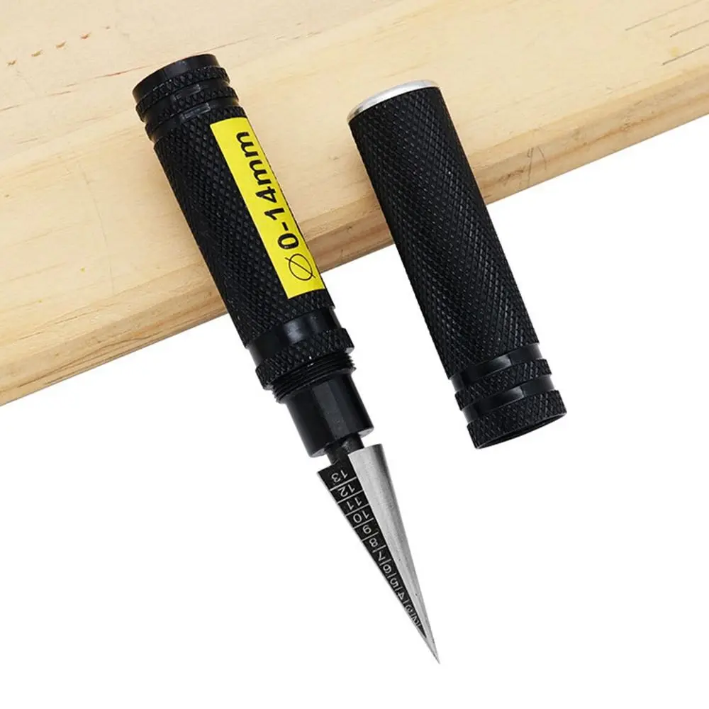 0-14mm Steel Hole Opener Portable Woodworking Enlarge Pin Hole Center ...