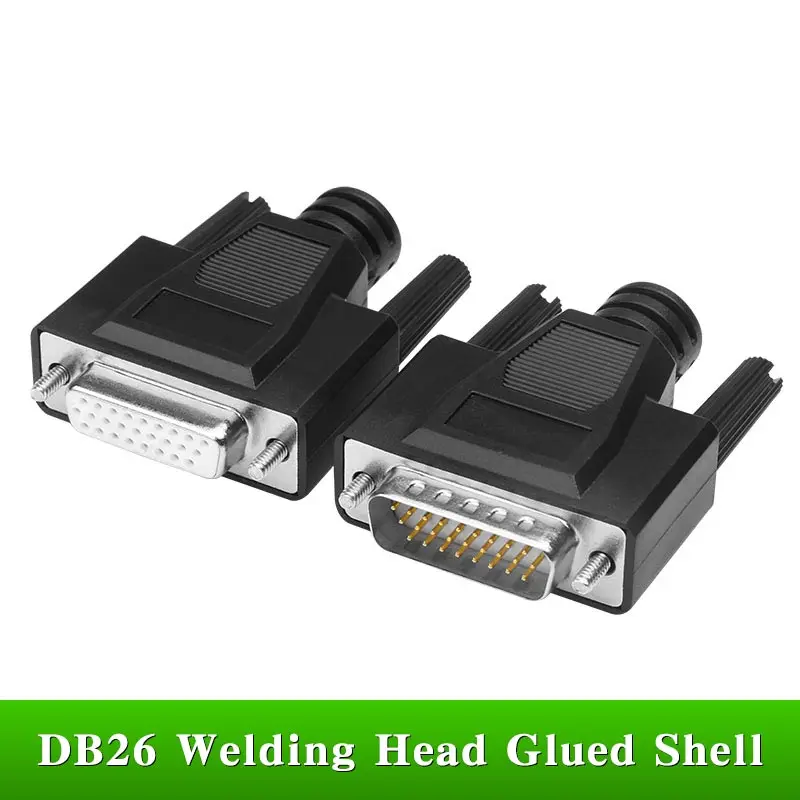 Conector-de-soldadura-DB26-D-SUB-HDB26-3-filas-de-enchufe-de-26-Pines ...