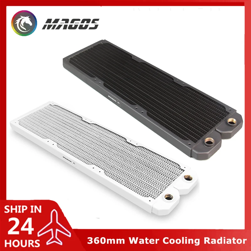 Water-Cooling-Radiator-360-20mm-Ultra-Slim-Red-Copper-14-FPI-Support ...