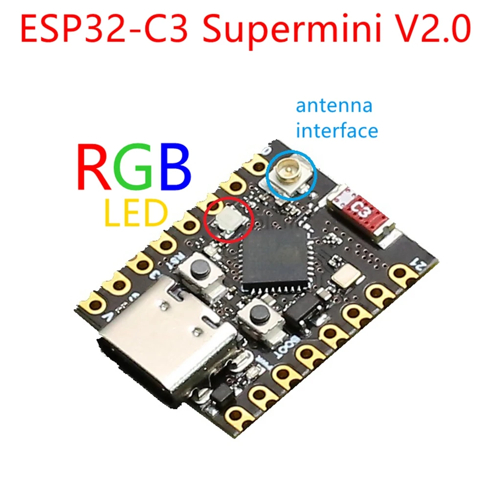 Yeni-ESP32-C3-SuperMini-V2-art-geli-tirme-kurulu-ESP32-C3-s-per-Mini ...