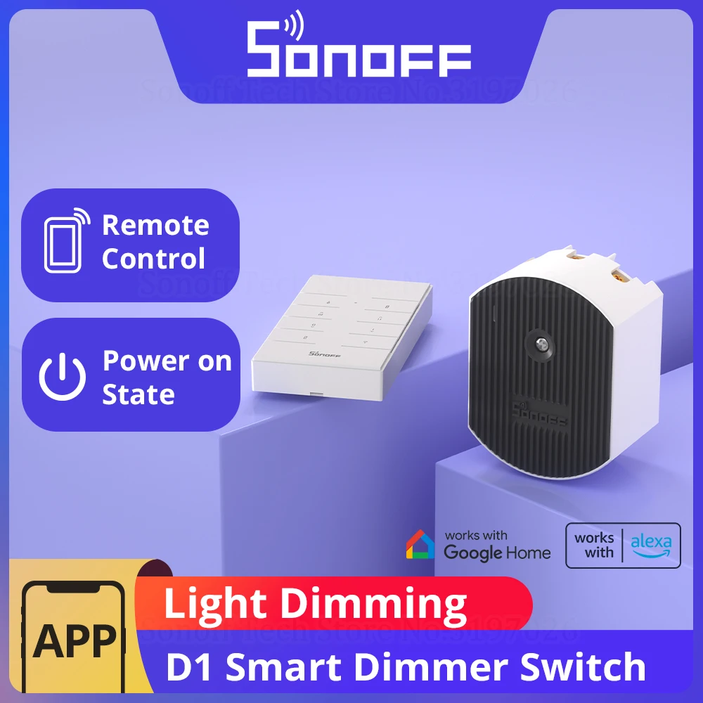 SONOFF-D1-Smart-Light-Dimmer-433Mhz-RF-Switch-Light-Brightness-Adjustable-with-Remote-eWeLink ...
