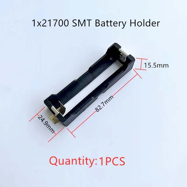 1PCS 21700 Battery Holder SMD Battery Box 3S 21700 Storage Box 3*21700 ...